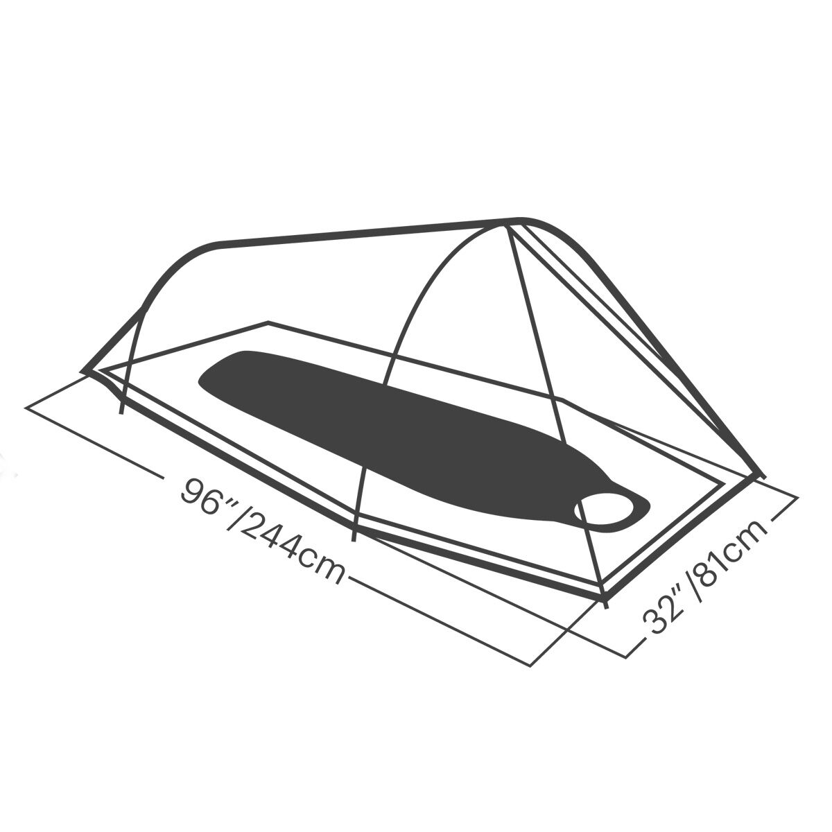 Eureka! Solitaire AL Tent: 1-Person 3-Season - Hike & Camp