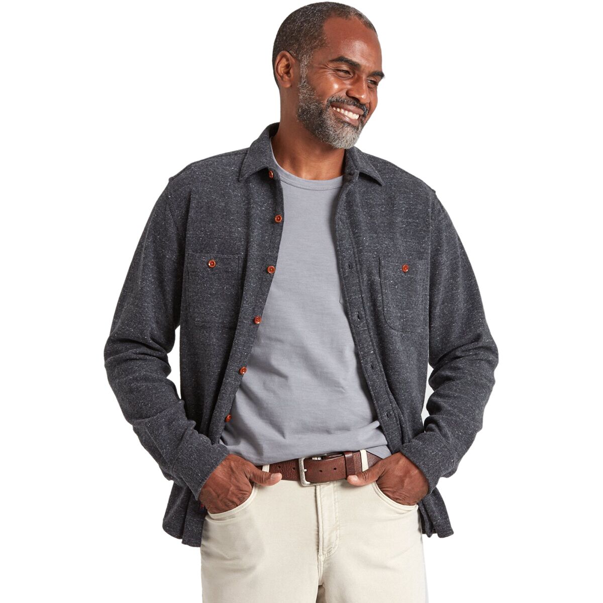 Faherty Knit Alpine Shirt - Men's - Clothing