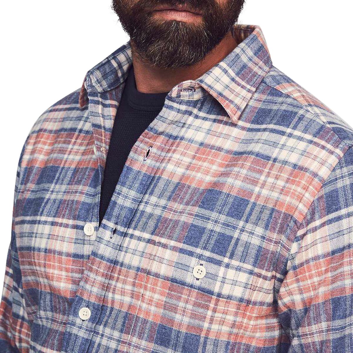 Faherty Stretch Seaview Flannel Shirt - Men's - Clothing
