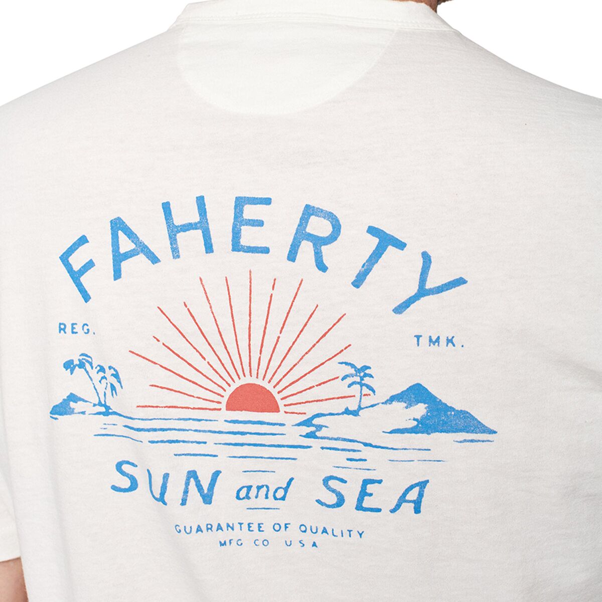 Faherty Graphic Sun And Sea T-Shirt - Men's - Clothing