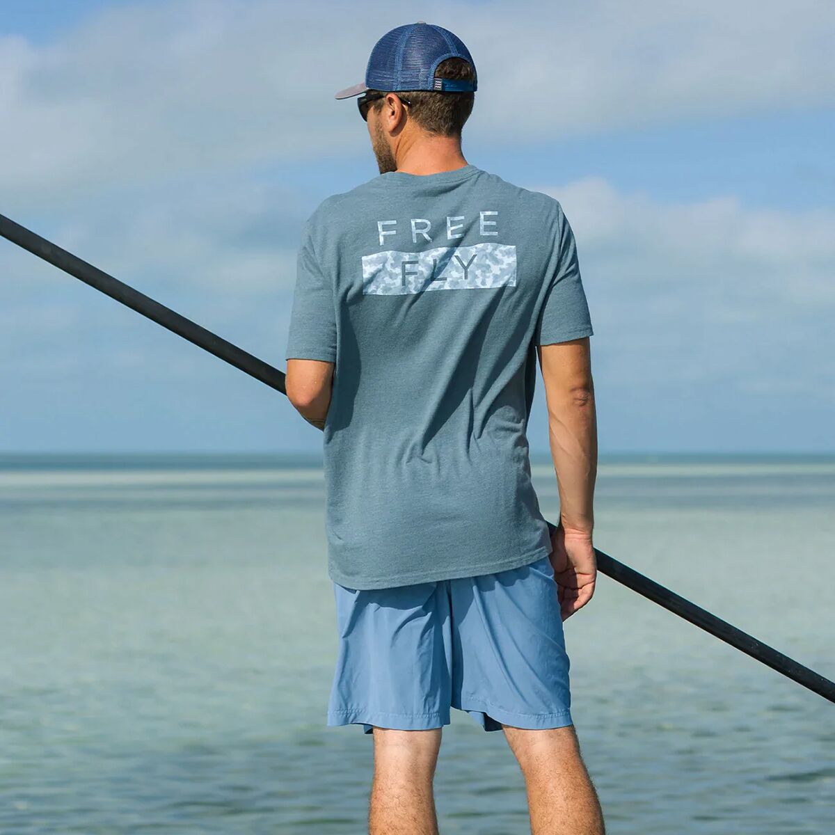 Free Fly Clearwater Camo T-Shirt - Men's - Clothing