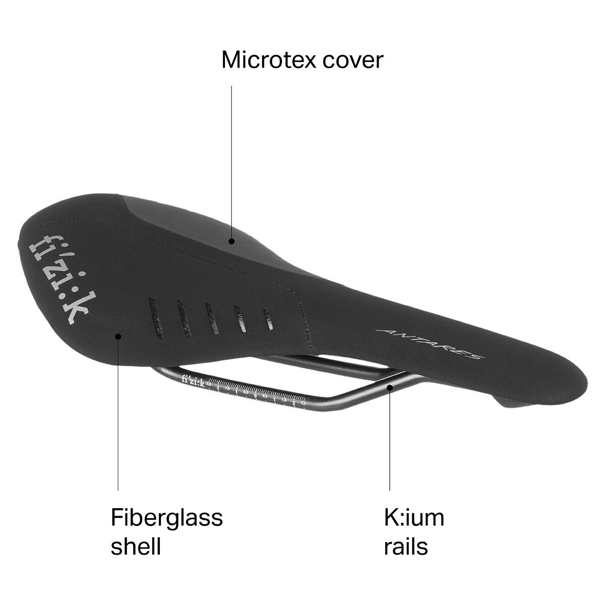 Fi'zi:k Antares R3 K:ium Saddle - Bike