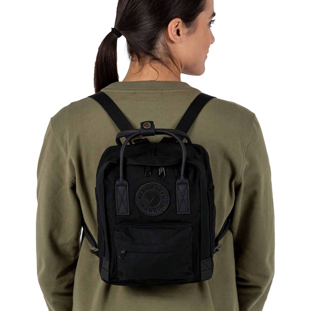 Fjallraven Kanken No.2 Black Mini 7L Backpack - Kids' - Kids