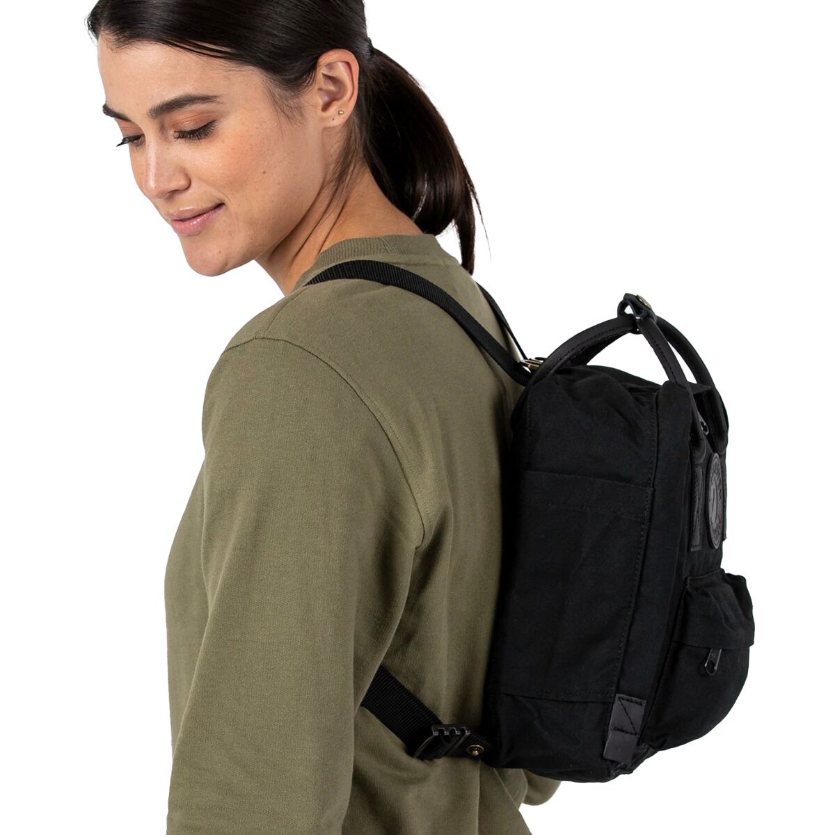 Fjallraven Kanken No.2 Black Mini 7L Backpack - Kids' - Kids