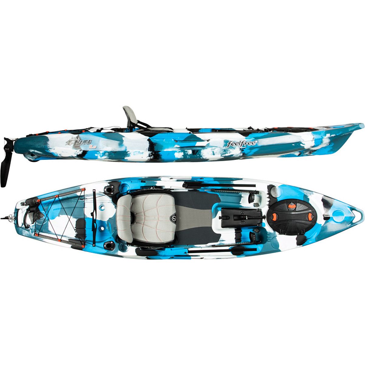 Feelfree Lure 11.5 Kayak with Rudder - Paddle