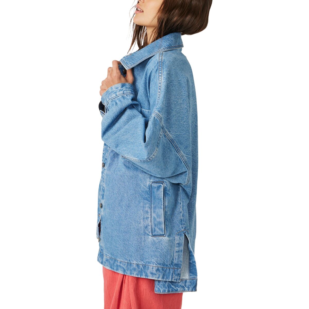 Free People Madison City Denim Jacket - Women's - Clothing