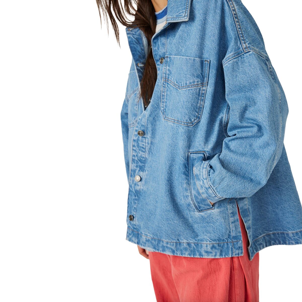 Free People Madison City Denim Jacket - Women's - Clothing
