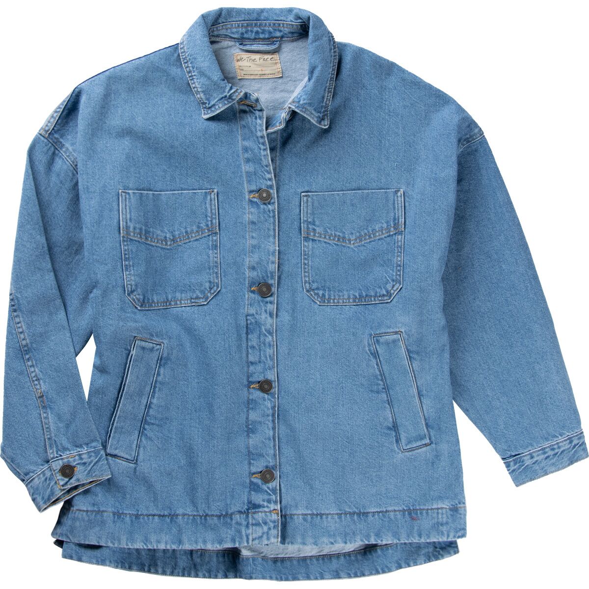 Free People Madison City Denim Jacket - Women's - Clothing