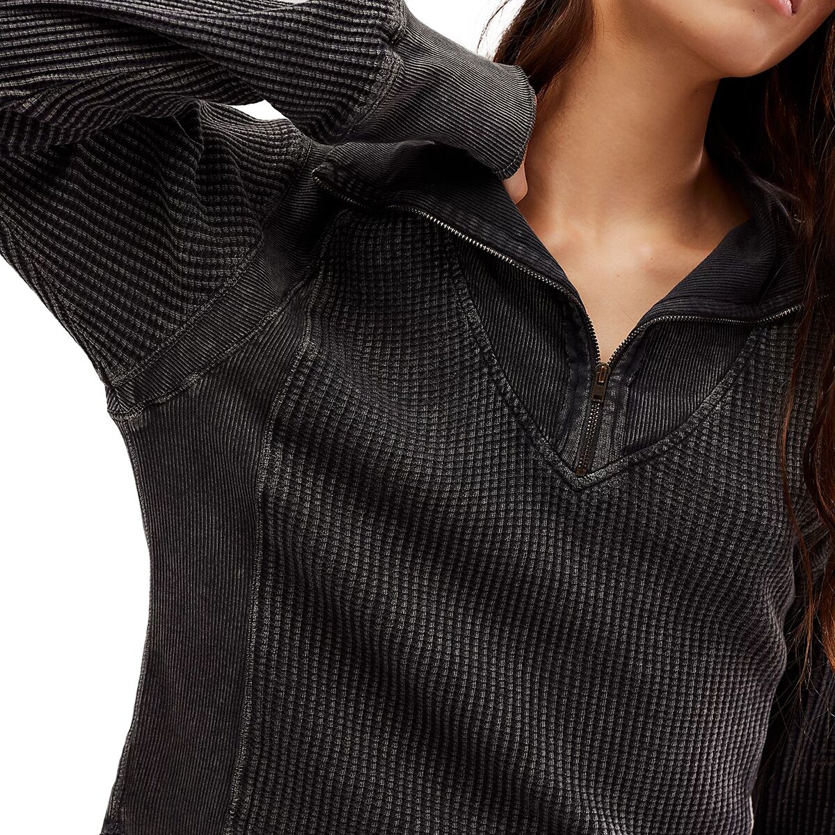 Free People Ashton Zip Thermal Top - Women's - Clothing