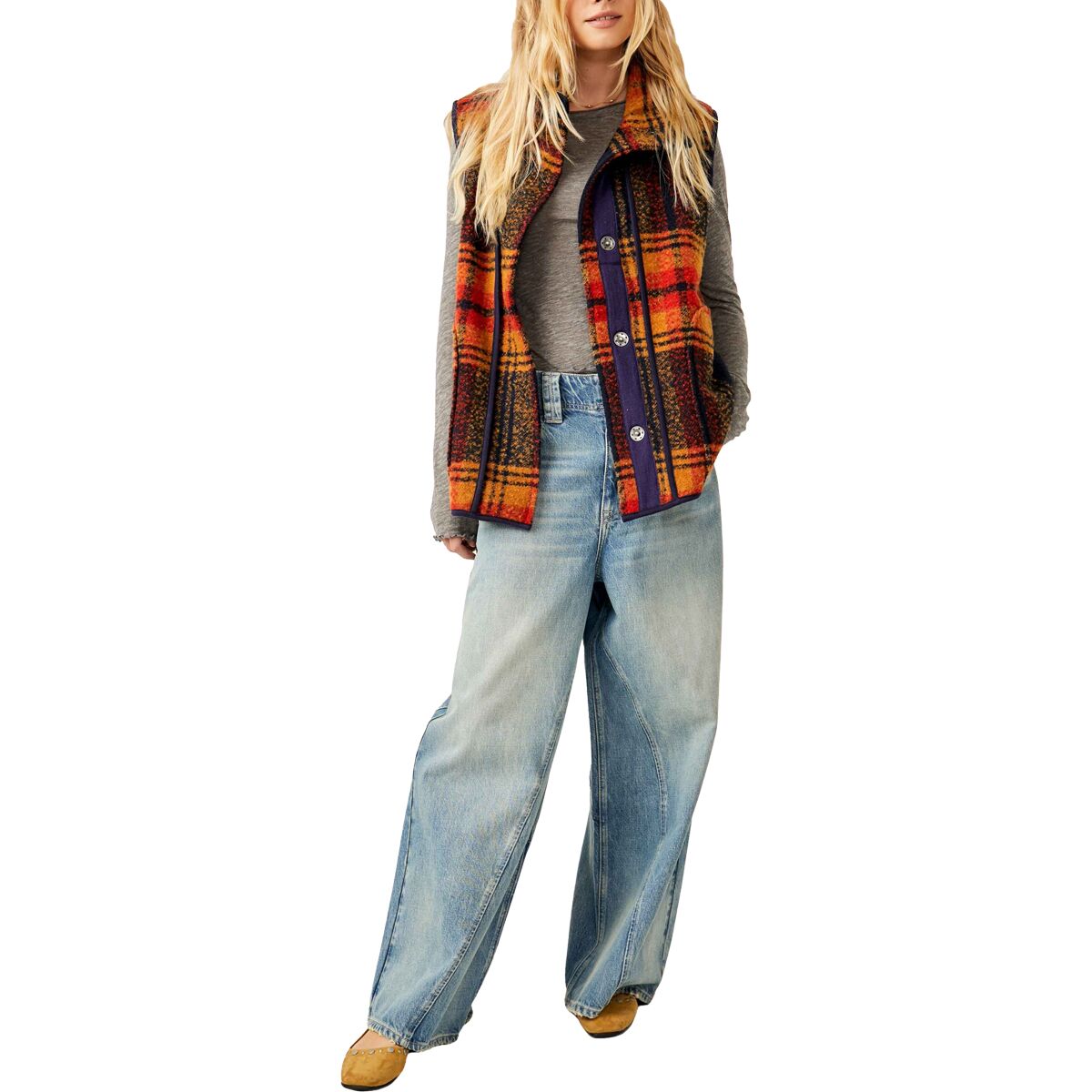 Free People Wrapped Up Blanket Vest - Women's - Clothing