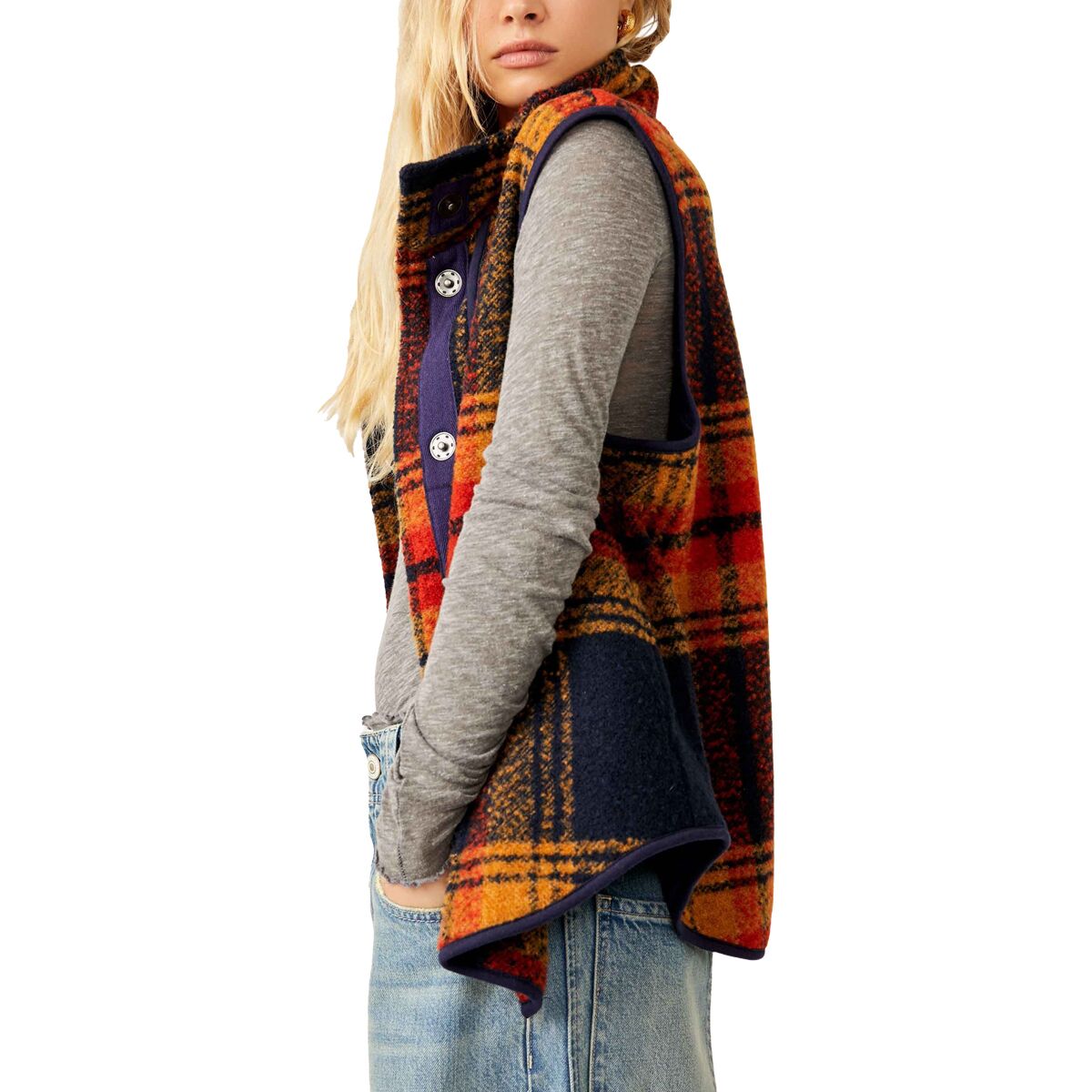 Free People Wrapped Up Blanket Vest - Women's - Clothing