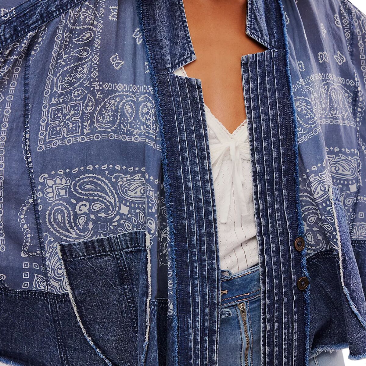 Free People Bandana Dreams Bed Jacket - Women's - Clothing