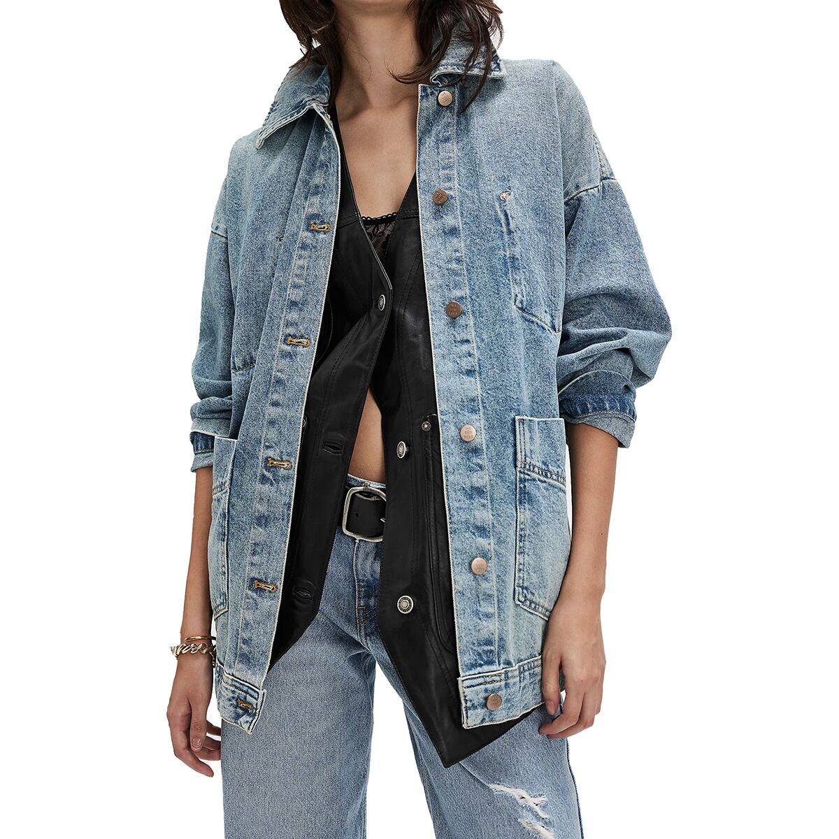 Free People Avery Denim Jacket - Women's - Clothing
