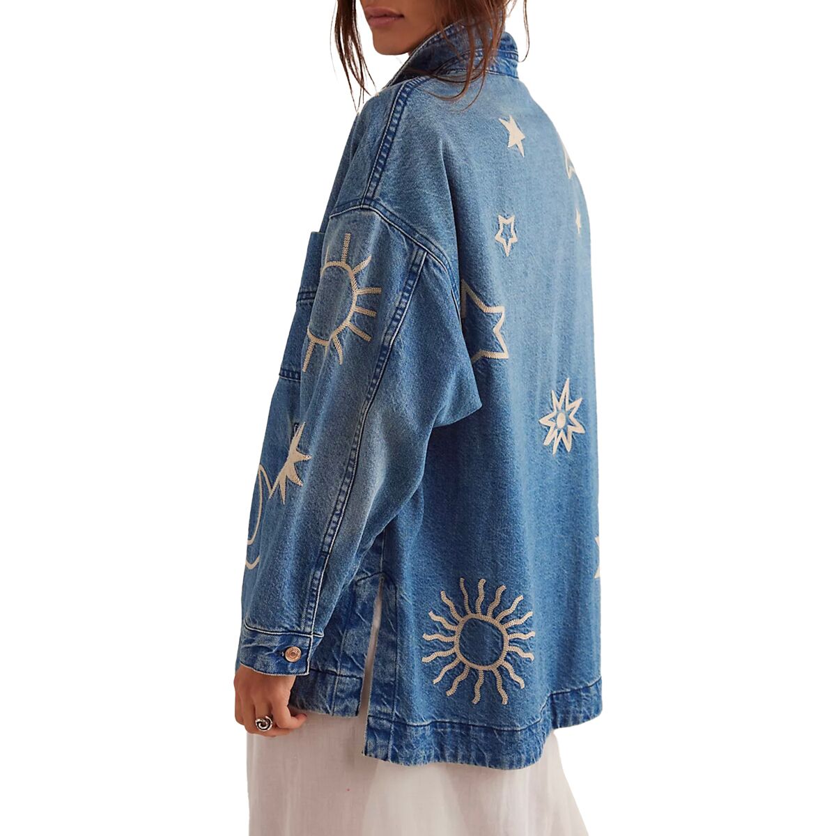 Free People Madison City Embroidered Jacket - Women's - Clothing