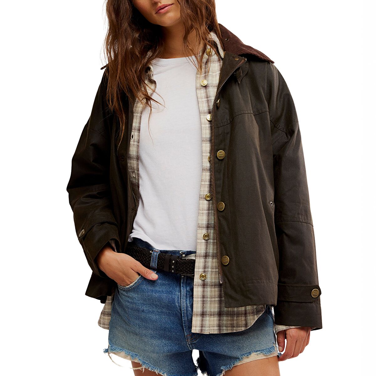 Free People Cori Waxed Jacket - Women's - Clothing
