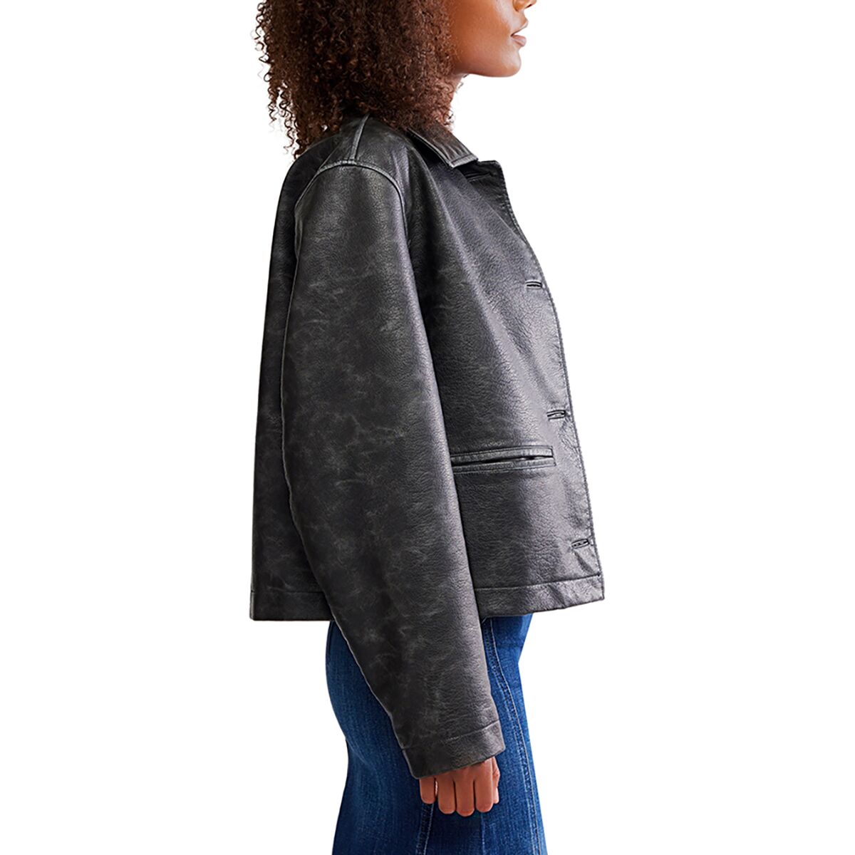 Free People Hera Vegan Leather Jacket - Women's - Clothing