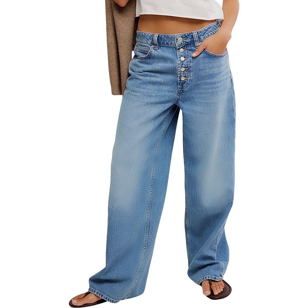 Free People Nia Boy Friend Jean - Women's - Clothing