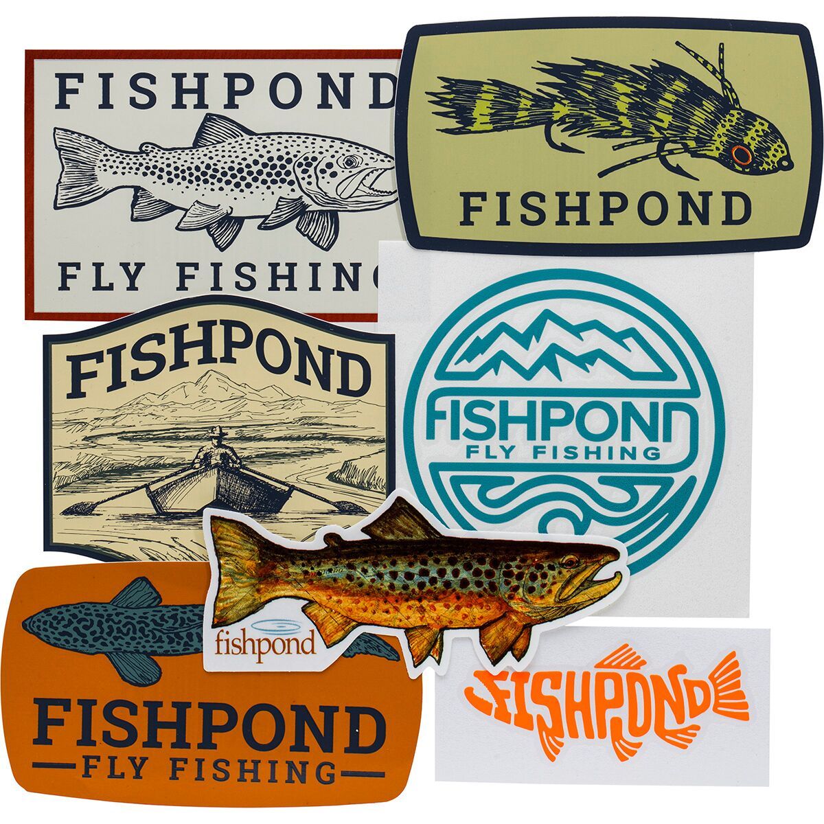 Fishpond Freshwater Sticker Bundle - Fly Fishing