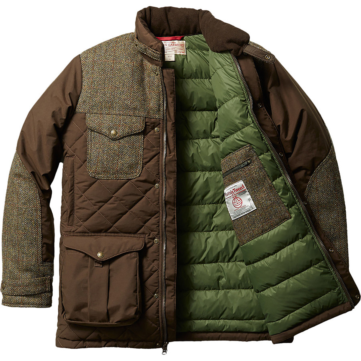 Filson Parka Cruiser Tweed Down Jacket - Men's - Clothing