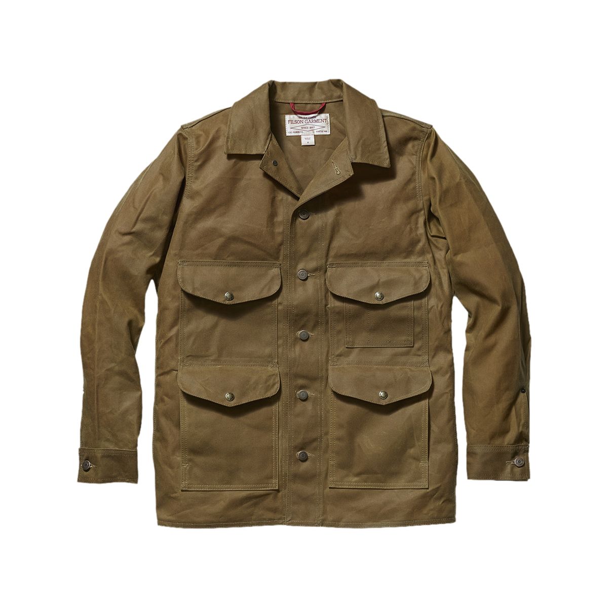 Filson Seattle Cruiser Oil Tin Cloth Jacket - Men's - Clothing