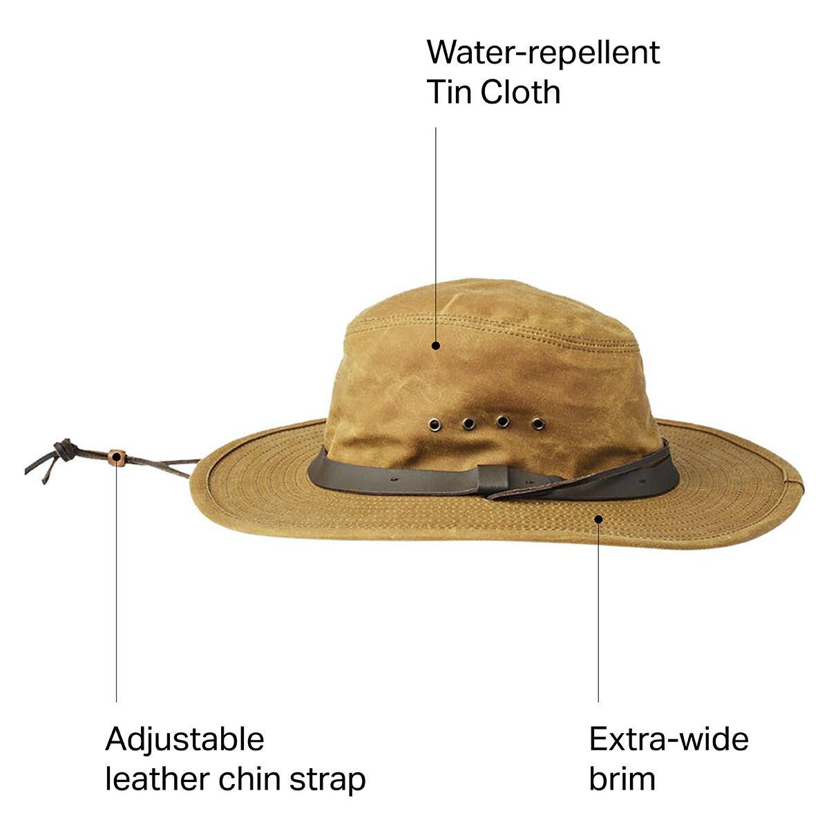 Filson Tin Cloth Bush Hat - Men's - Accessories