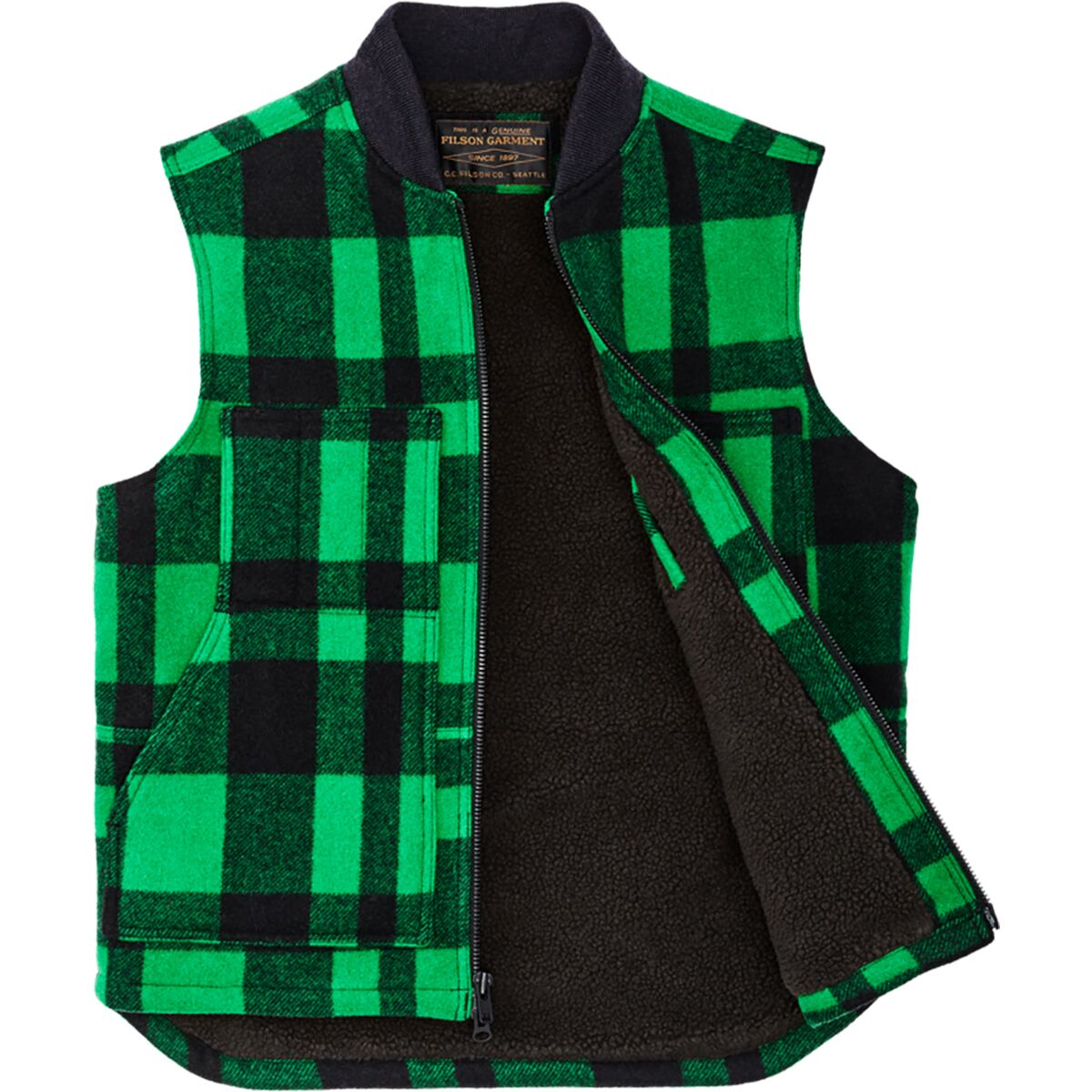 Filson Lined Mackinaw Wool Work Vest - Men's - Clothing