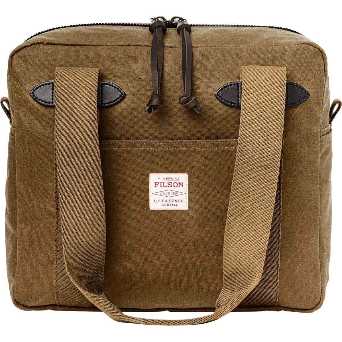 Filson Tin Cloth Tote Bag + Zipper - Accessories