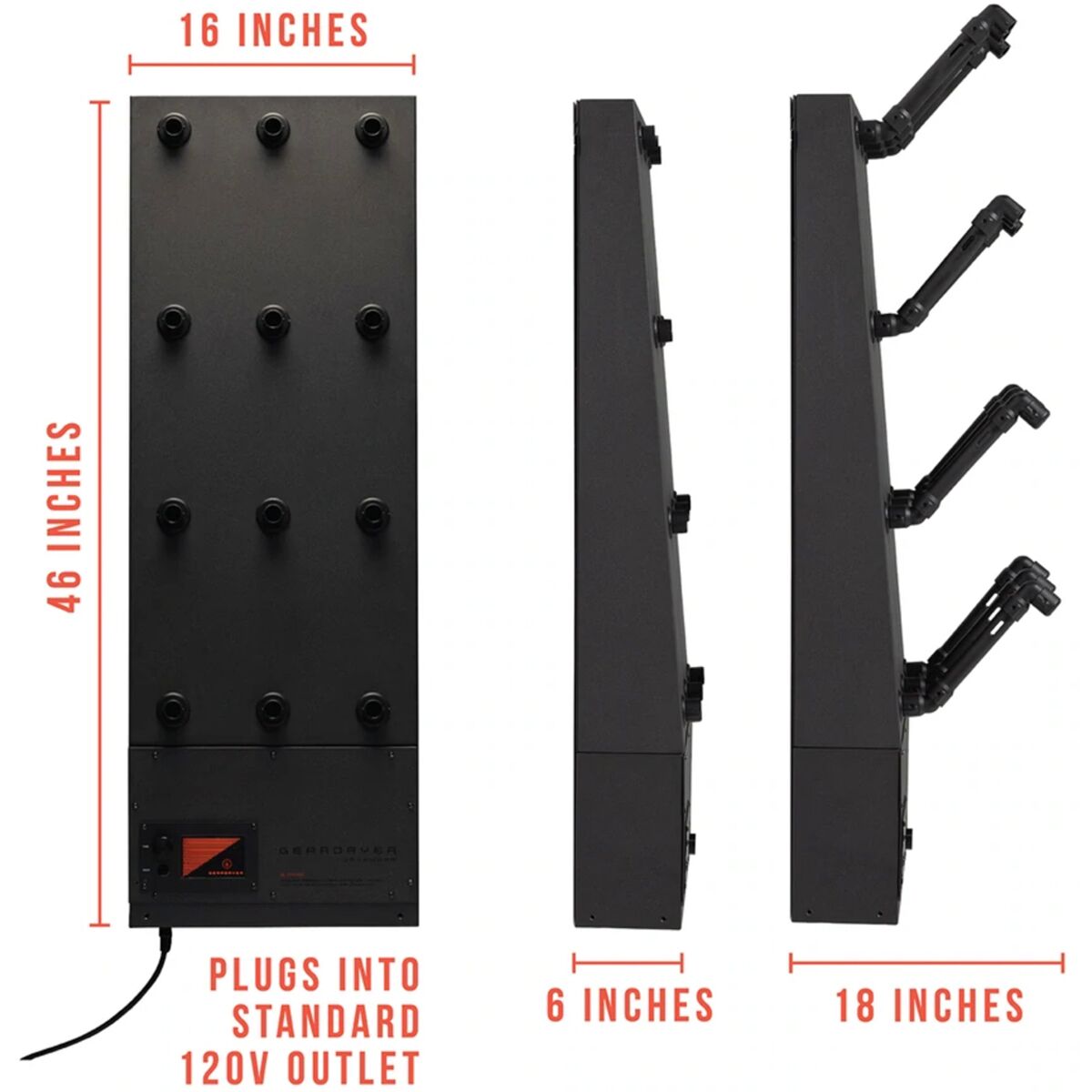 GearDryer Wall Mount 12 Boot Dryer - Ski