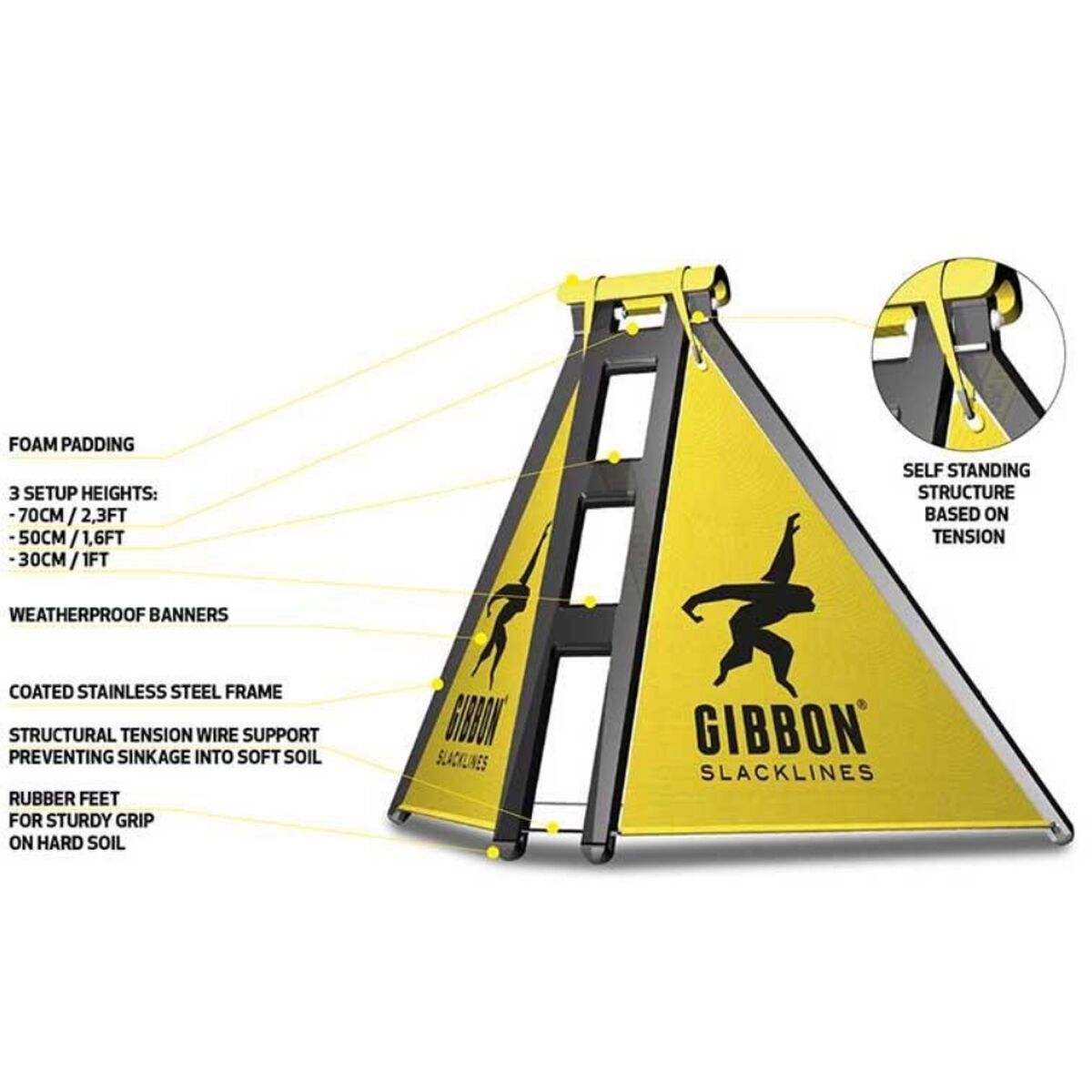 Gibbon Slacklines Slack Frame - Climb