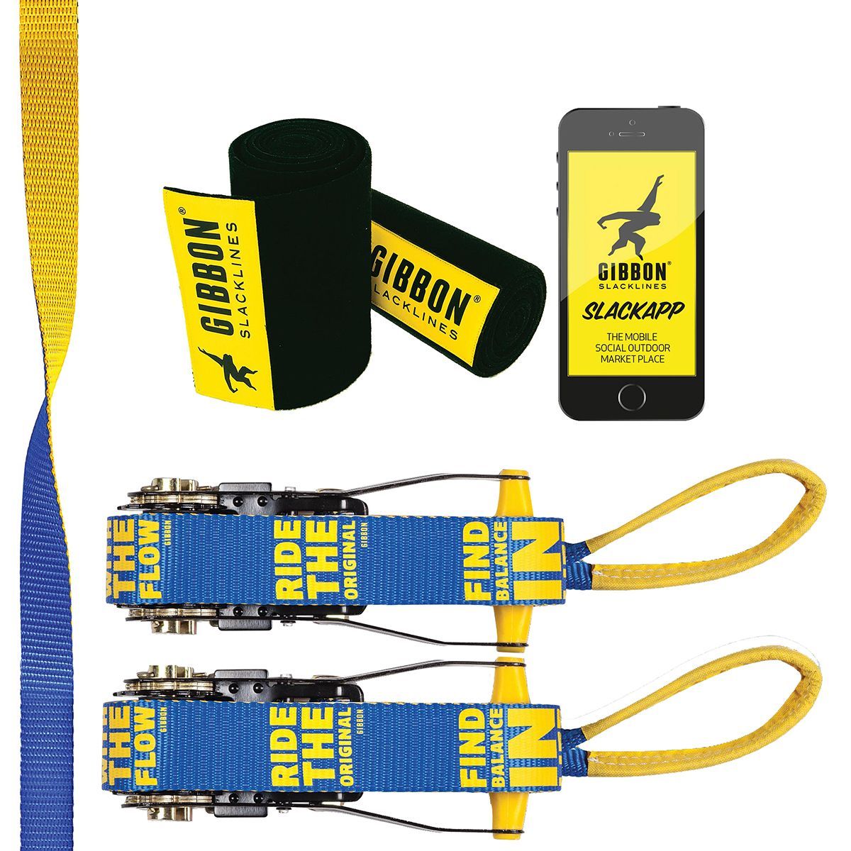 Gibbon Slacklines Flowline Treewear Set - Climb