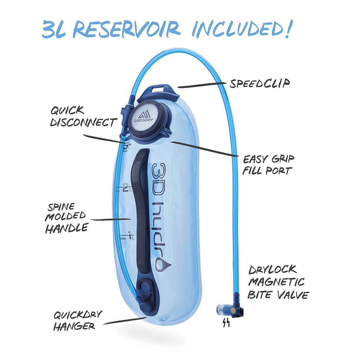 Gregory Salvo 8L H2O Pack - Hike & Camp