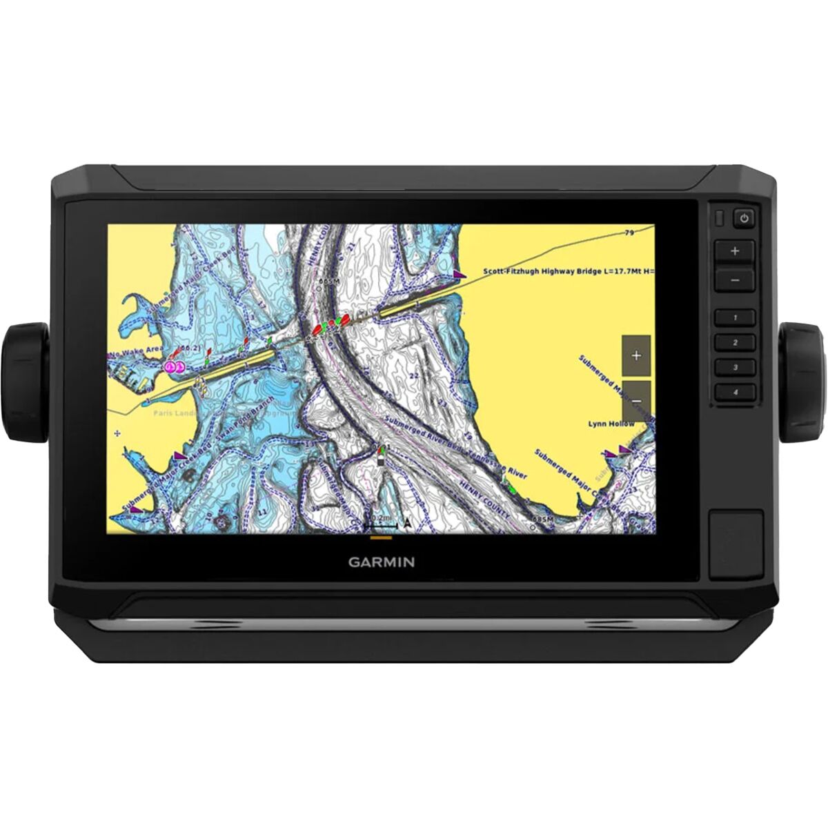 Garmin ECHOMAP UHD2 93sv, US Lakes+Rivers GN+ GT56 xdcr - Paddle