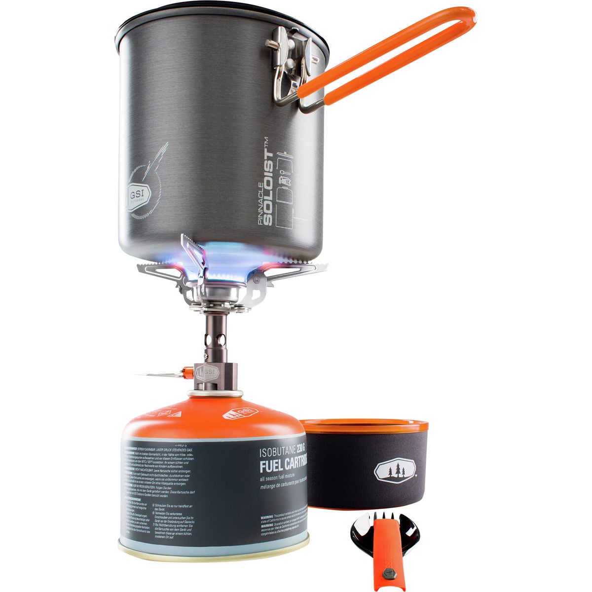 GSI Outdoors Pinnacle Soloist Complete Stove - Hike & Camp