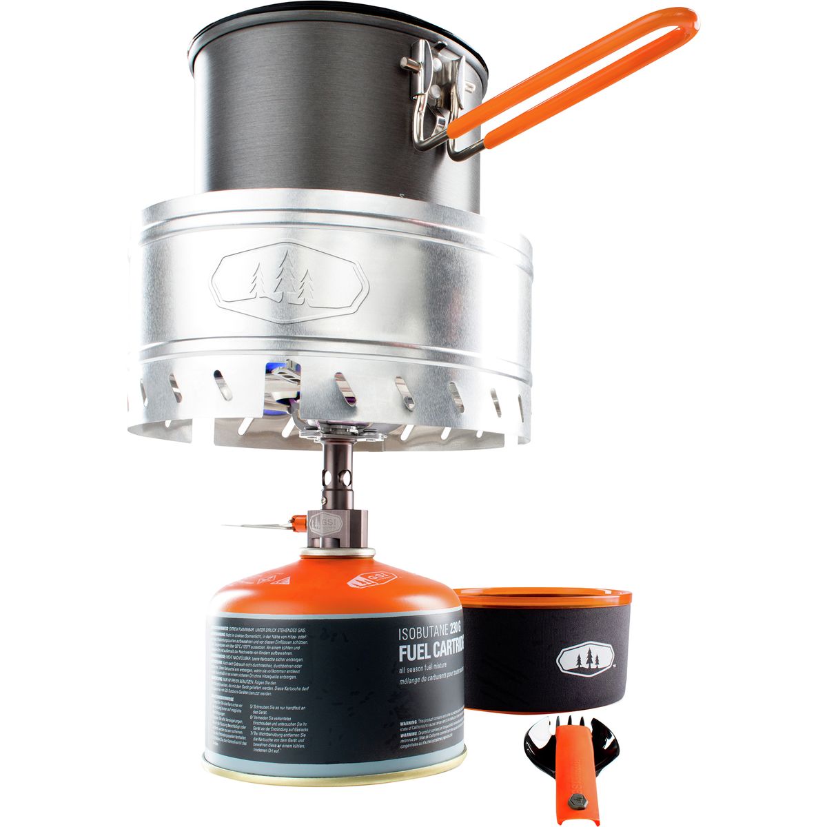 GSI Outdoors Pinnacle Soloist Complete Stove - Hike & Camp