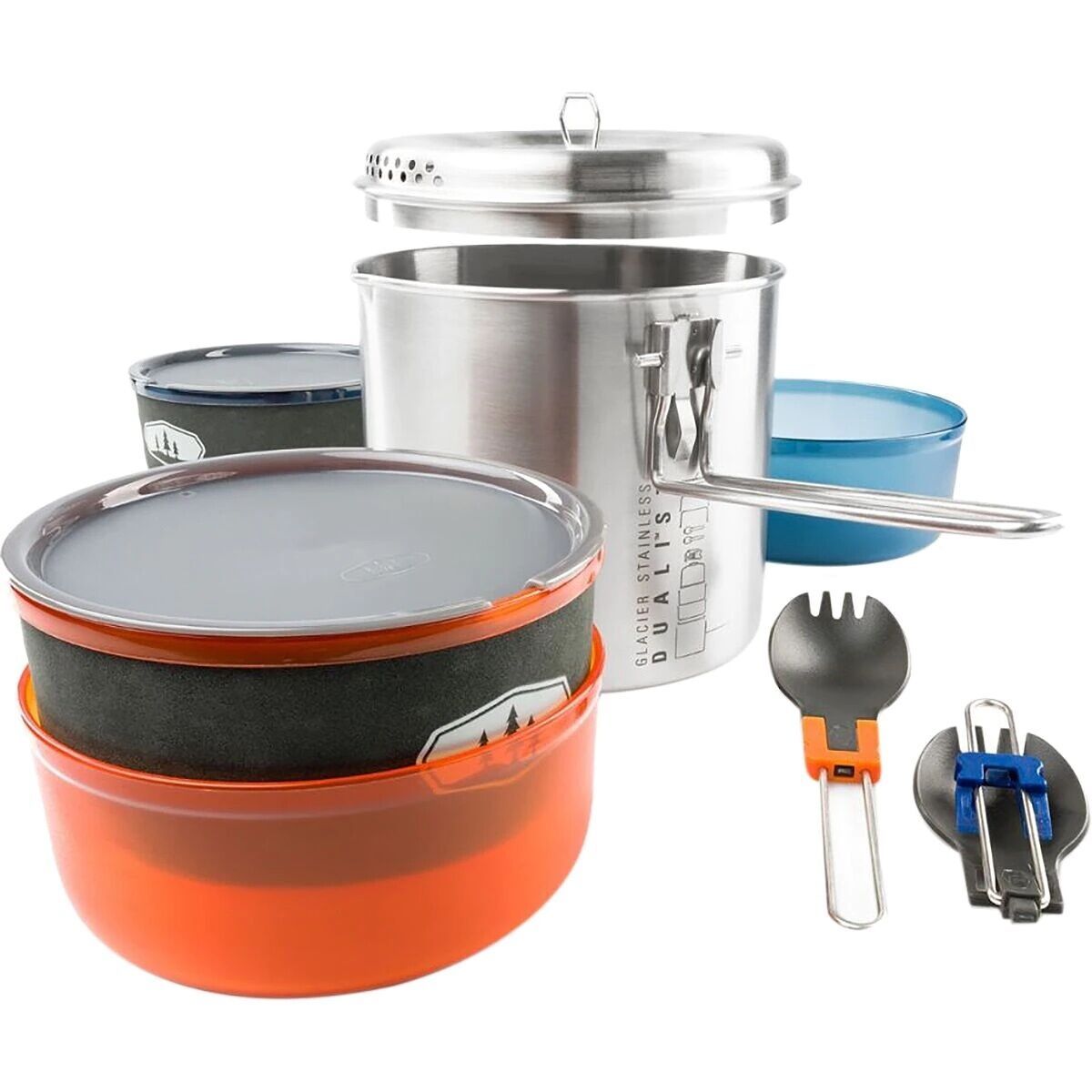 GSI Outdoors Glacier Stainless Steel Dualist II Cook Set - Hike & Camp