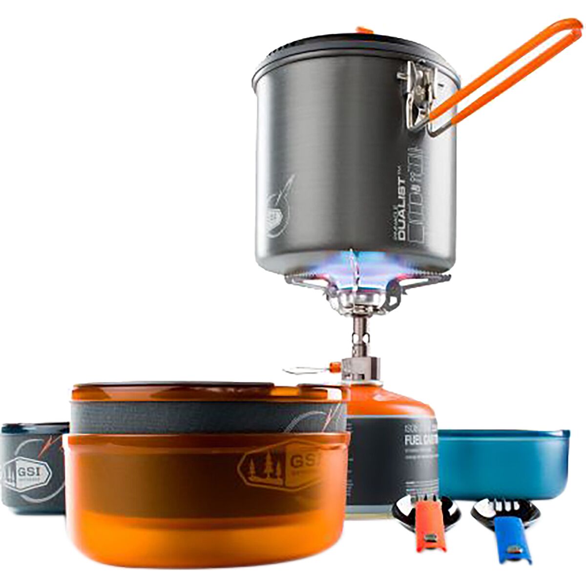 GSI Outdoors Glacier Stainless Steel Dualist II Cook Set | Backcountry.com