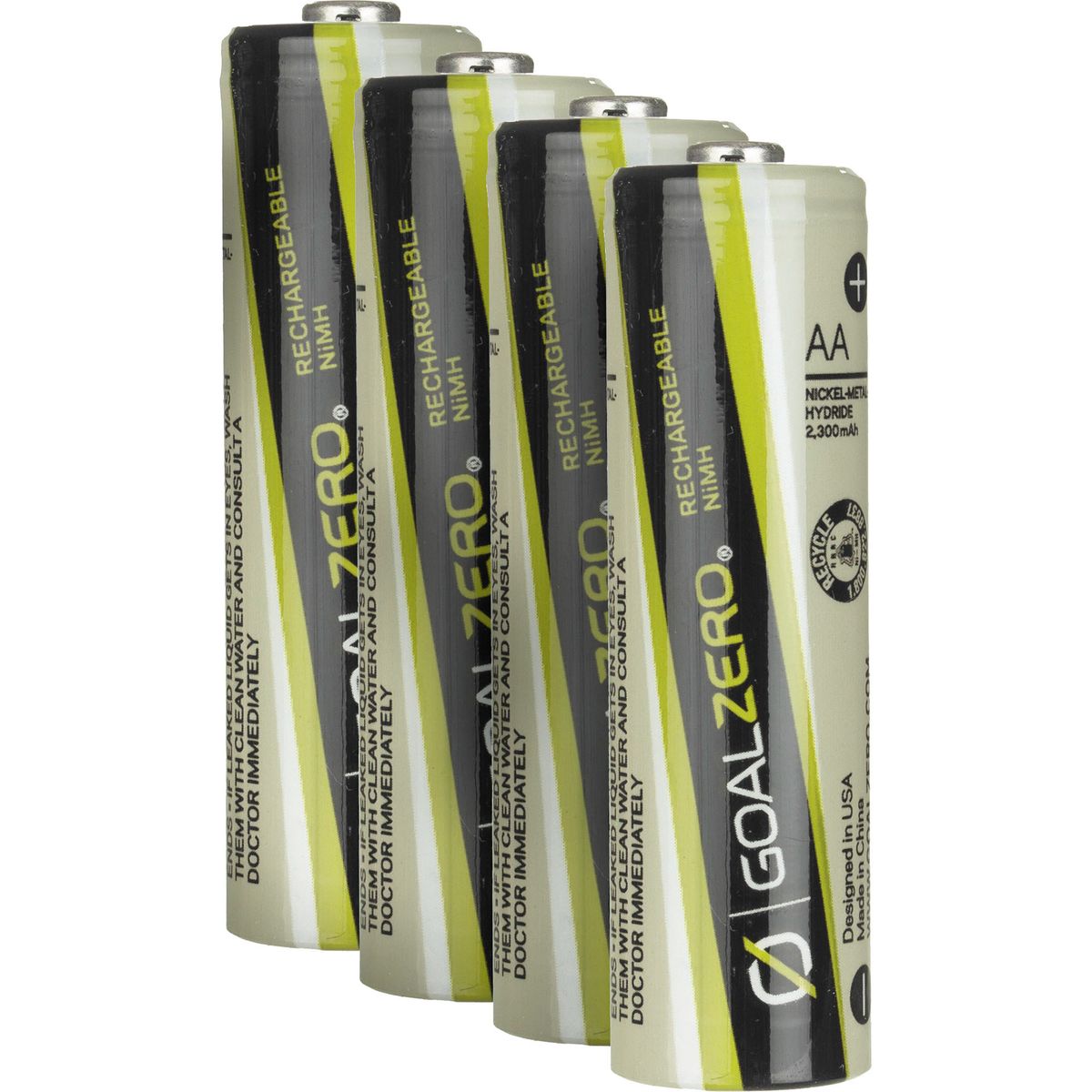 Goal Zero Rechargeable AA Batteries for Guide 10 - 4-Pack - Hike & Camp