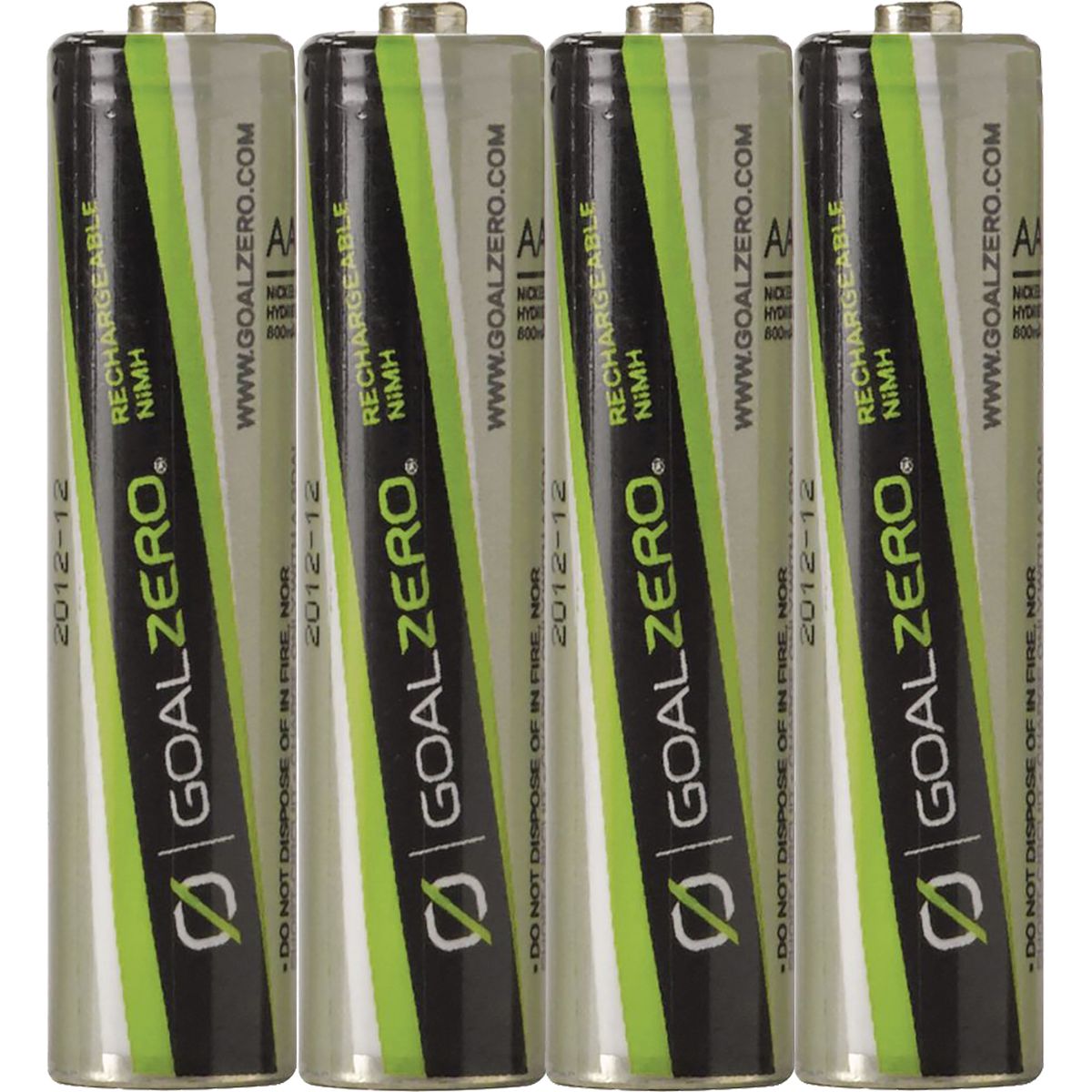 Goal Zero AAA Batteries and Adapter - 4-Pack - Hike & Camp