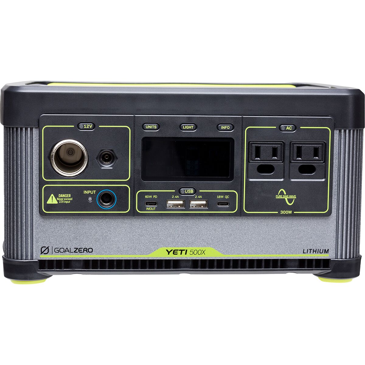 Goal Zero Yeti 500X Portable Power Station - Hike & Camp