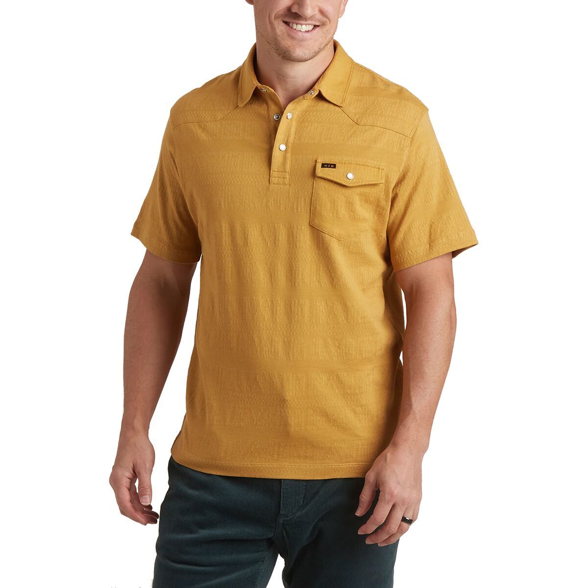 Howler Brothers Ranchero Jacquard Polo Shirt - Men's - Clothing