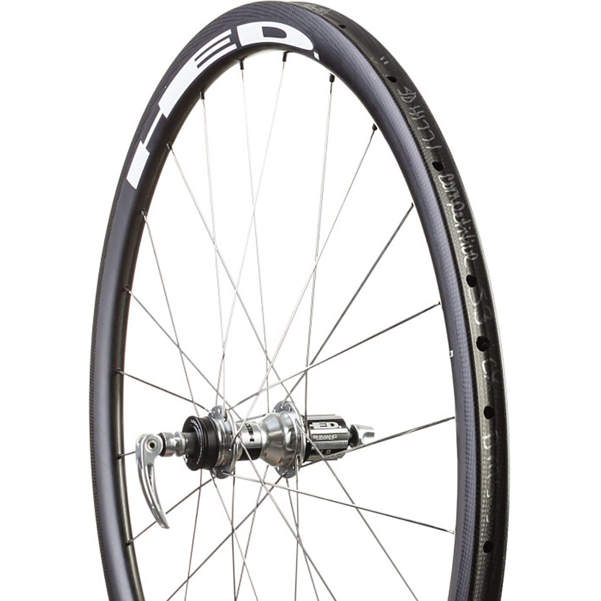 HED Stinger 3 Carbon Disc Brake Road Wheelset - Tubular - Bike