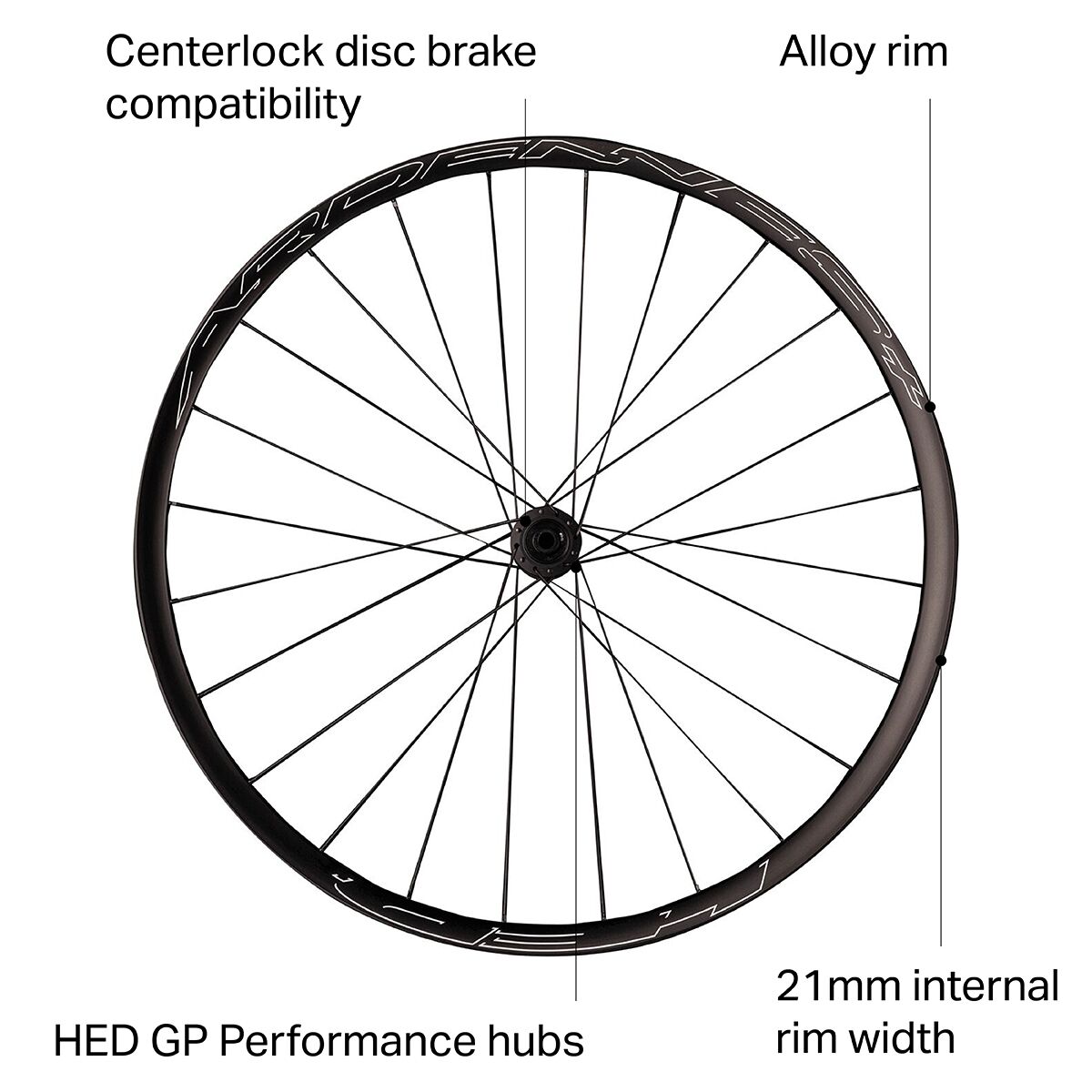 HED Ardennes RA Performance Disc Wheelset - Bike