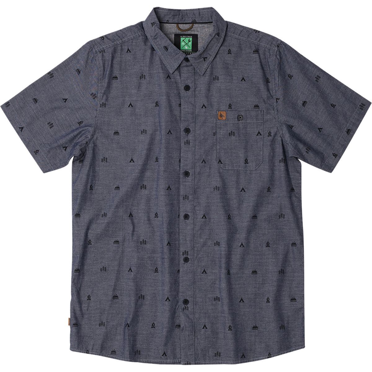 Hippy Tree Symbol Woven Shirt - Men's - Clothing