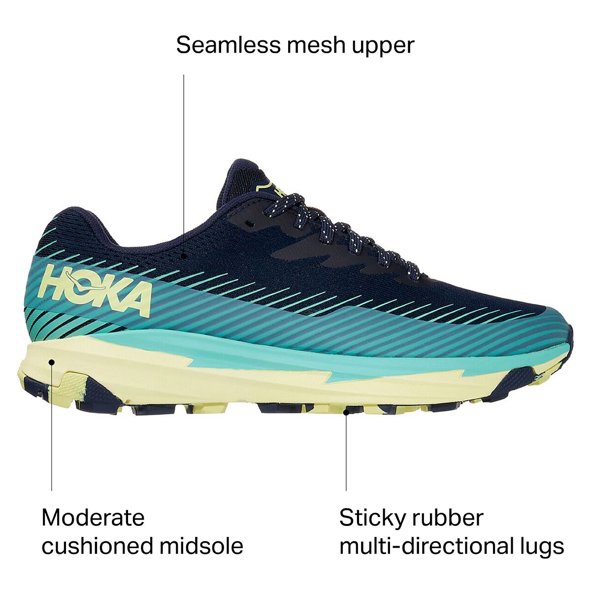 HOKA Torrent 2 Trail Running Shoe - Women's - Footwear