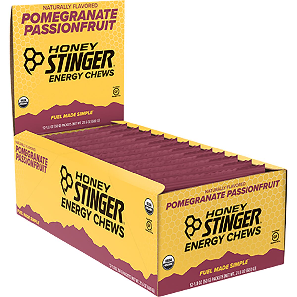 Honey Stinger Organic Energy Chews - 12 Pack