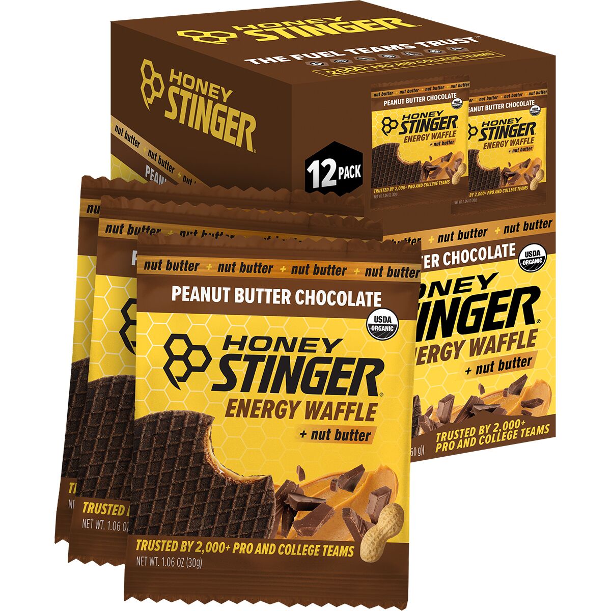 Honey Stinger Stinger Waffle - 12-Pack - Bike