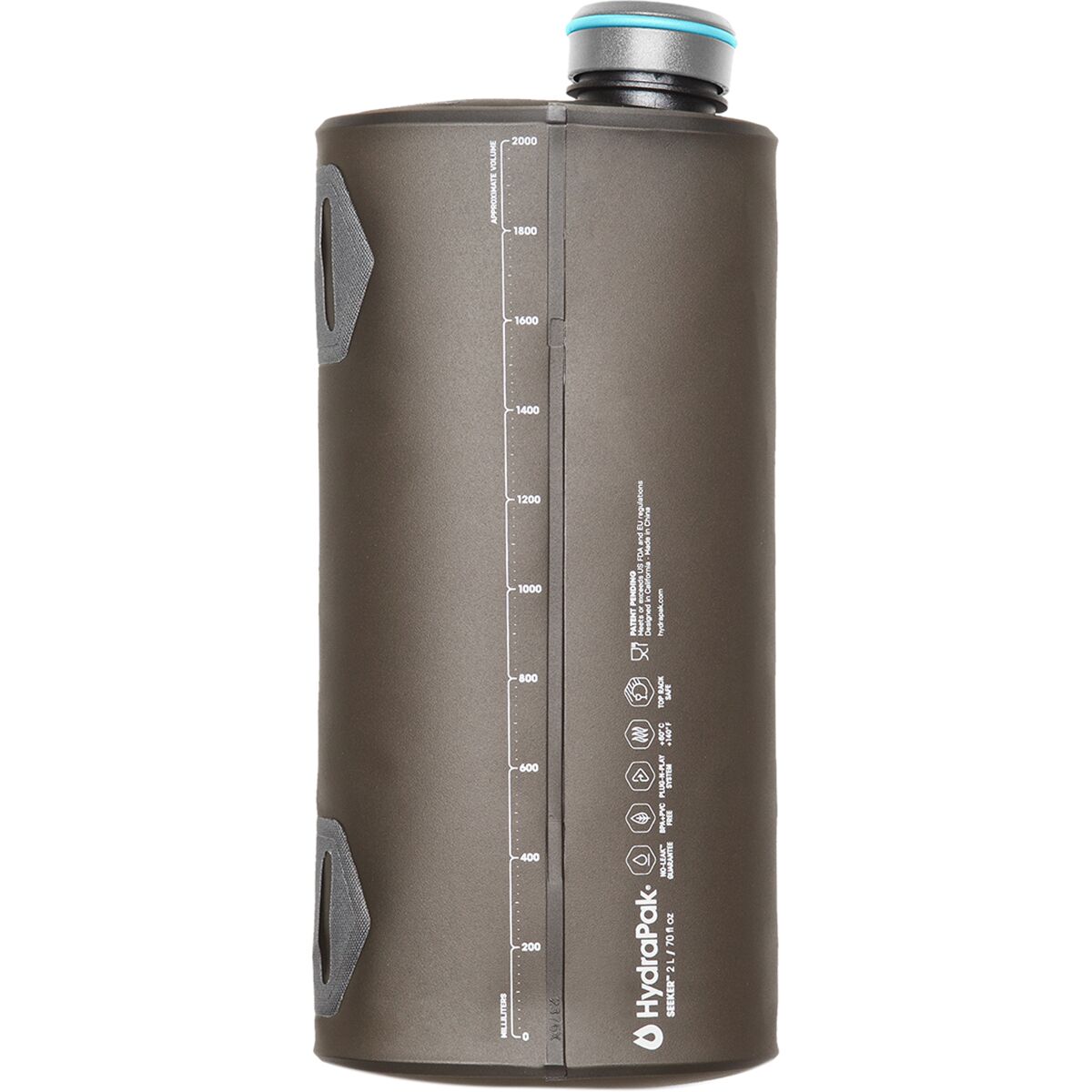 Hydrapak Seeker 2L Water Bottle - Hike & Camp