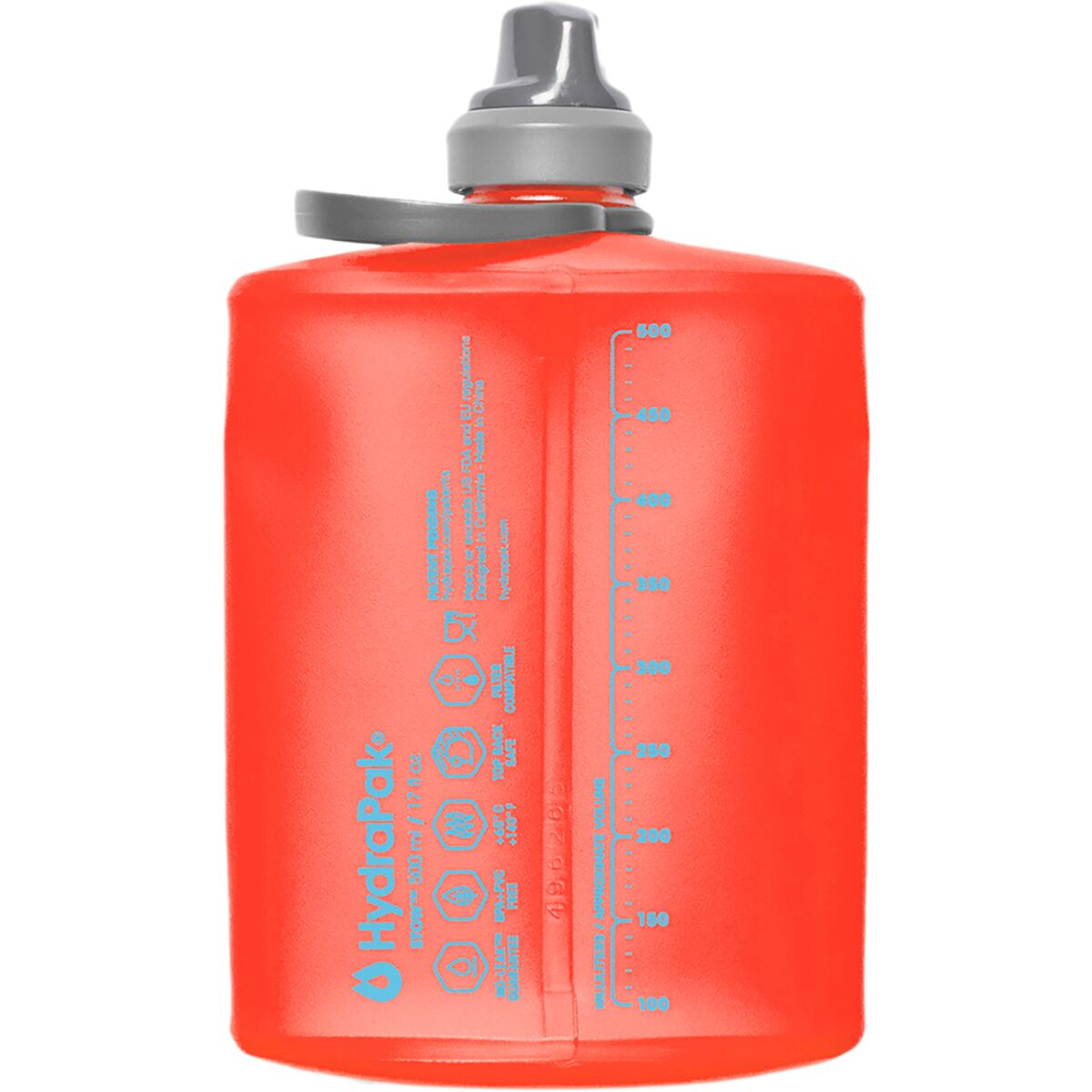 Hydrapak Stow 500ml Water Bottle - Hike & Camp