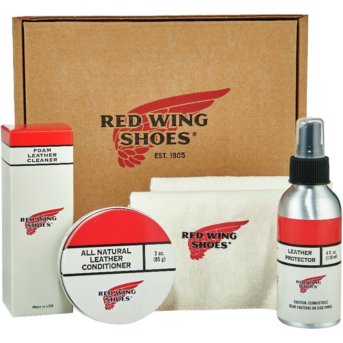 Red Wing Heritage Oil-Tanned Leather Care Kit - Footwear