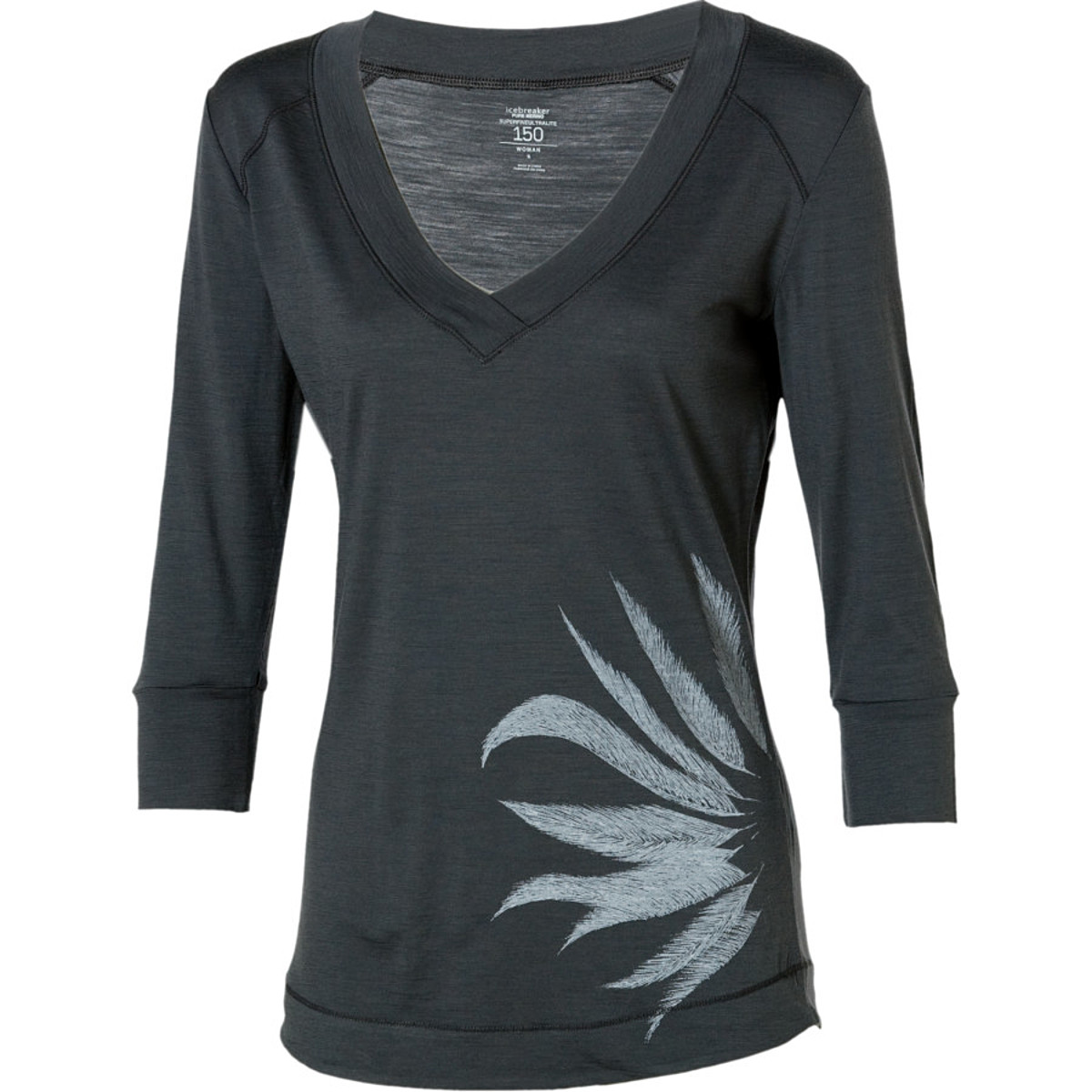 Icebreaker SuperFine 150 Cruise EMU Shirt - 3/4 Sleeve - Women's - Clothing